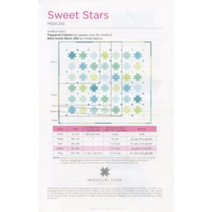 Sweet Stars Quilt Pattern by Missouri Star - Missouri Star Quilt Co ...