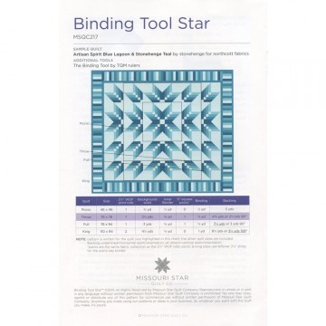 Binding Tool Star Quilt Pattern by Missouri Star - Missouri Star Quilt ...