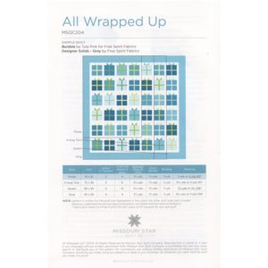 All Wrapped Up Quilt Pattern by Missouri Star - Missouri Star Quilt Co ...